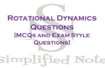 Rotational Dynamics MCQs – Simplified Note